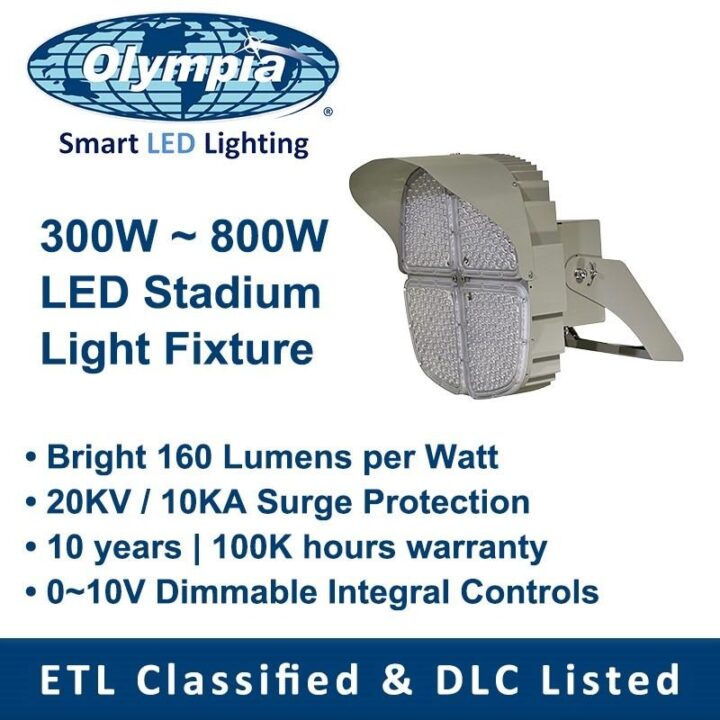 Comparing Olympia’s LED Sports Lights with Metal Halide Sports Lights - Olympia Lighting, Inc.